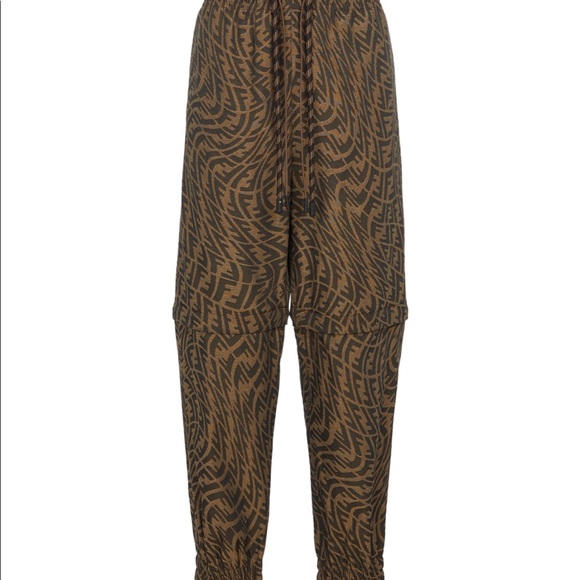 Fendi | Pants & Jumpsuits | Fendi Vertigo Jacquard Track Pants | Poshmark